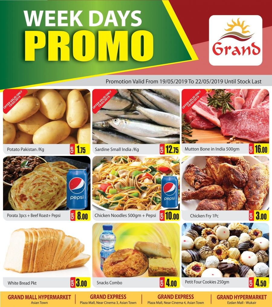 Grand Week Days Promo Offer
