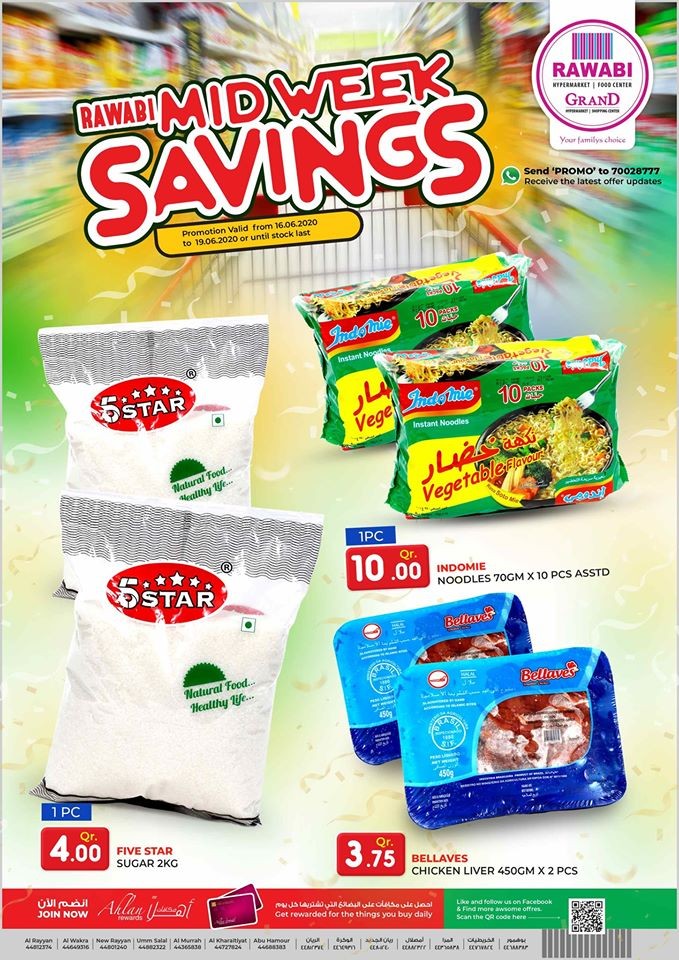 Rawabi Hypermarket Qatar Midweek Savings Offers