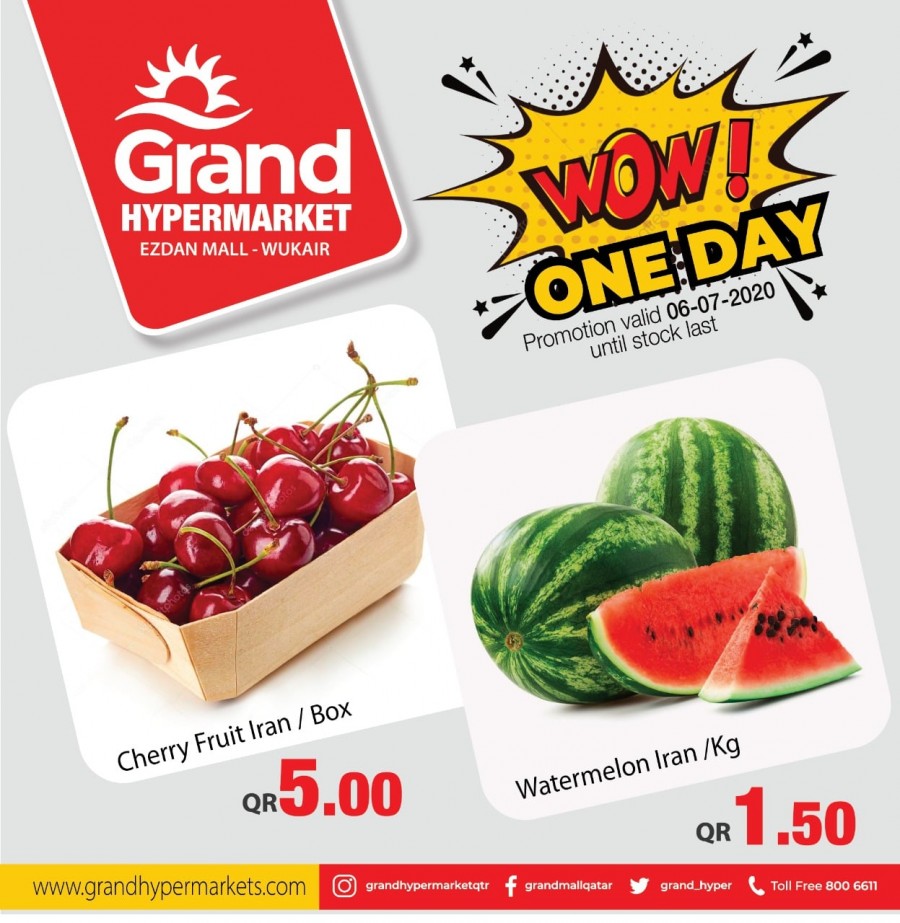 Grand Hypermarket Ezdan Mall One Day Offer 06 July 2020