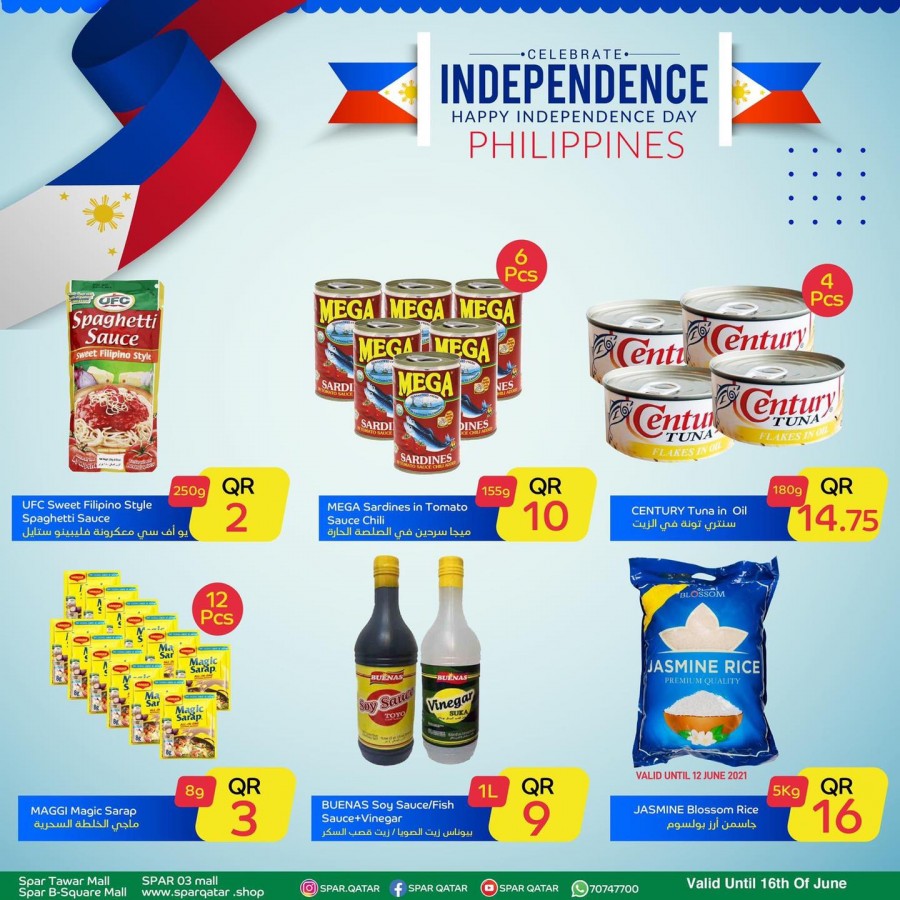 Spar Philippines Independence Day Offers | Qatar Offers