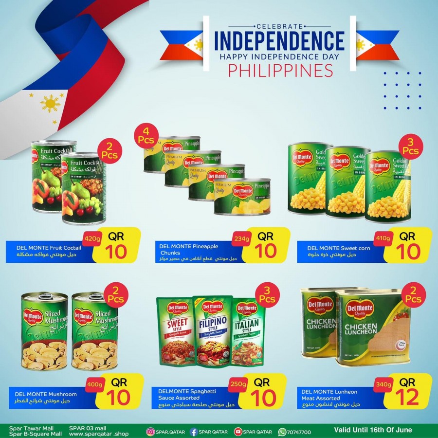 Spar Philippines Independence Day Offers | Qatar Offers