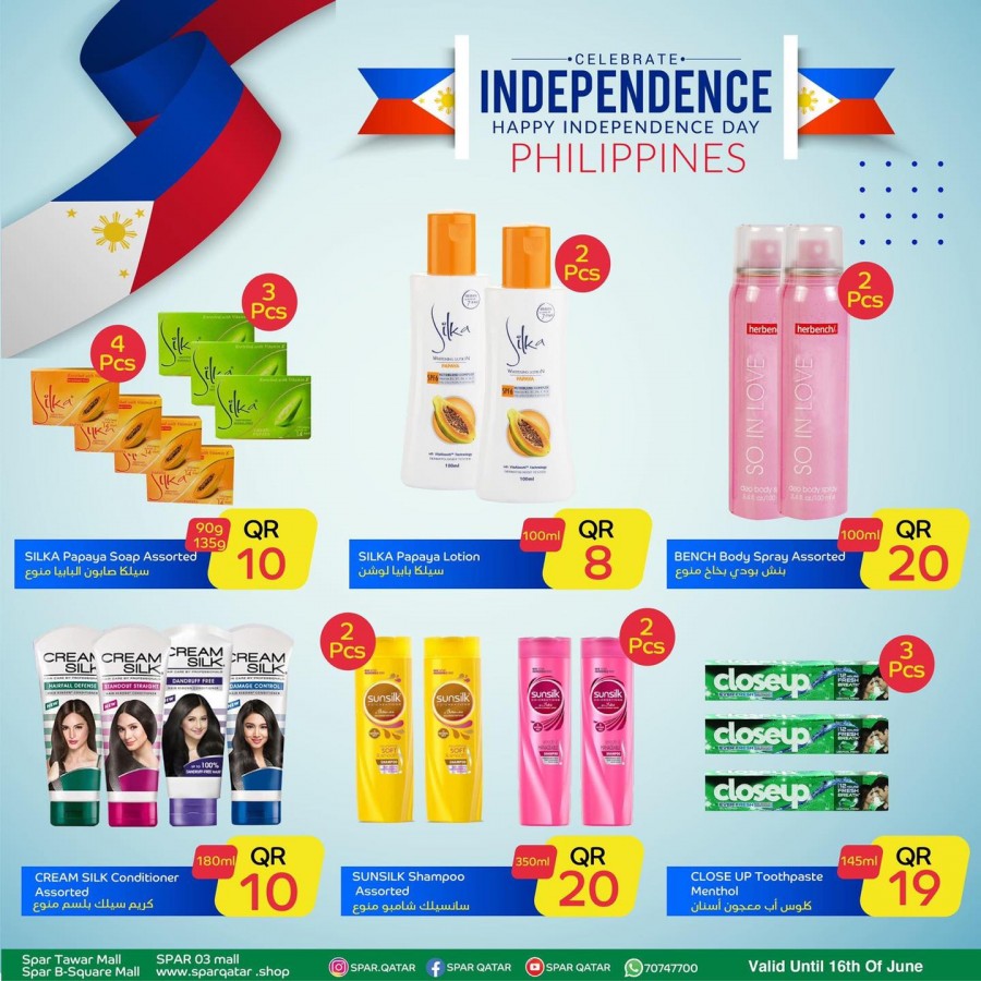 Spar Philippines Independence Day Offers | Qatar Offers