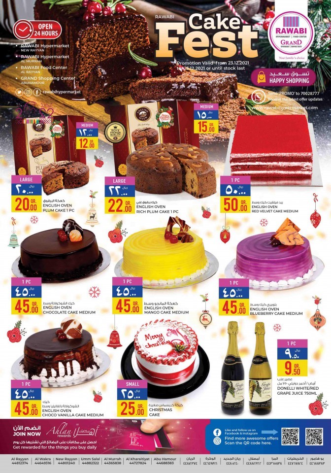 Rawabi Hypermarket Qatar Cake Fest Deals