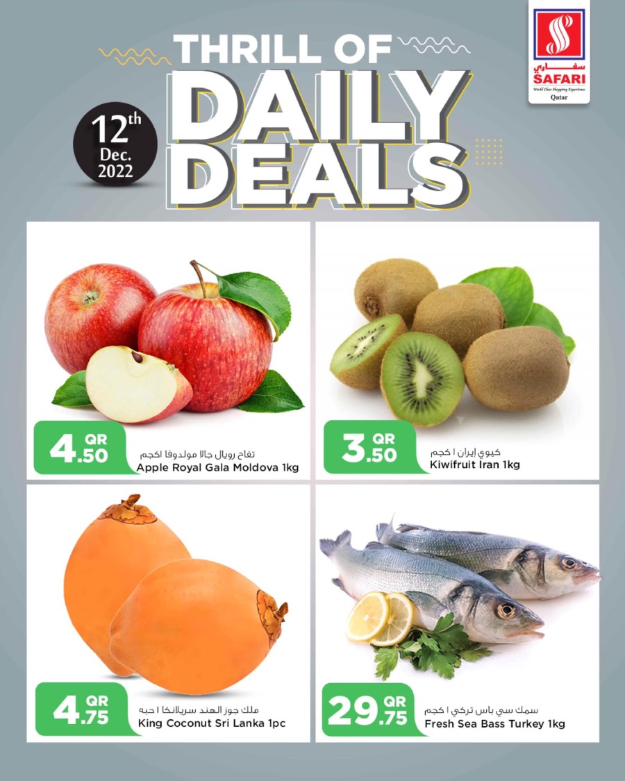 Safari Daily Deals 12 December 2022 | Qatar Offers Today
