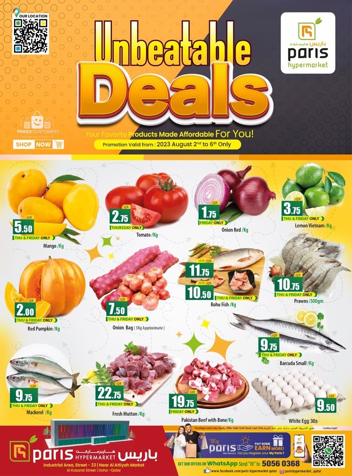Paris Hypermarket Unbeatable Weekend Deals | Qatar Fliers