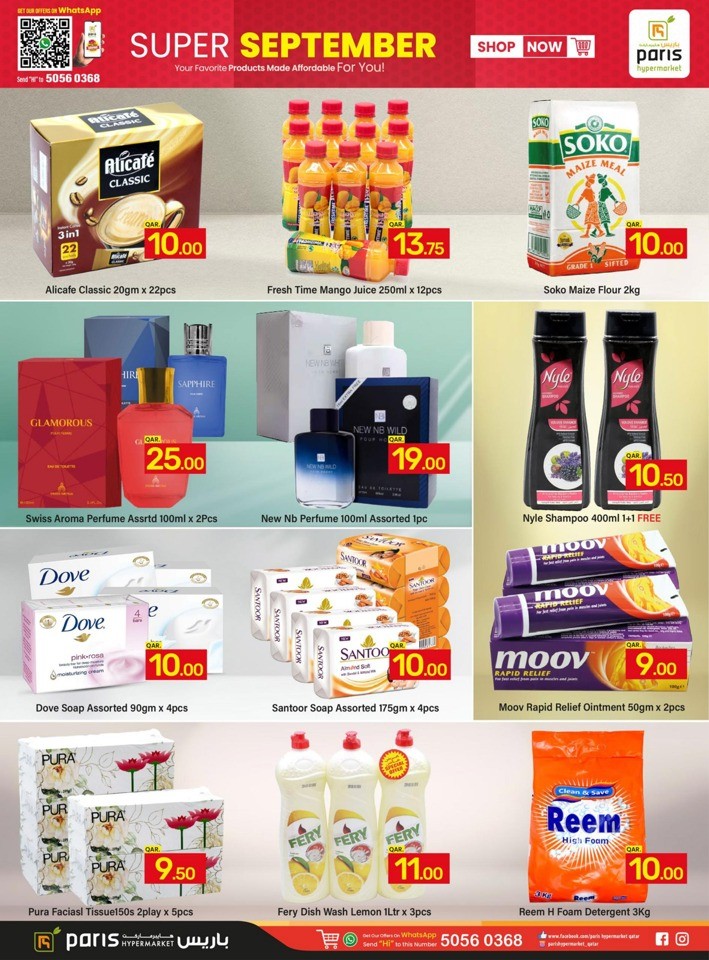 Paris Hypermarket Super September Deal | Qatar Offers Today