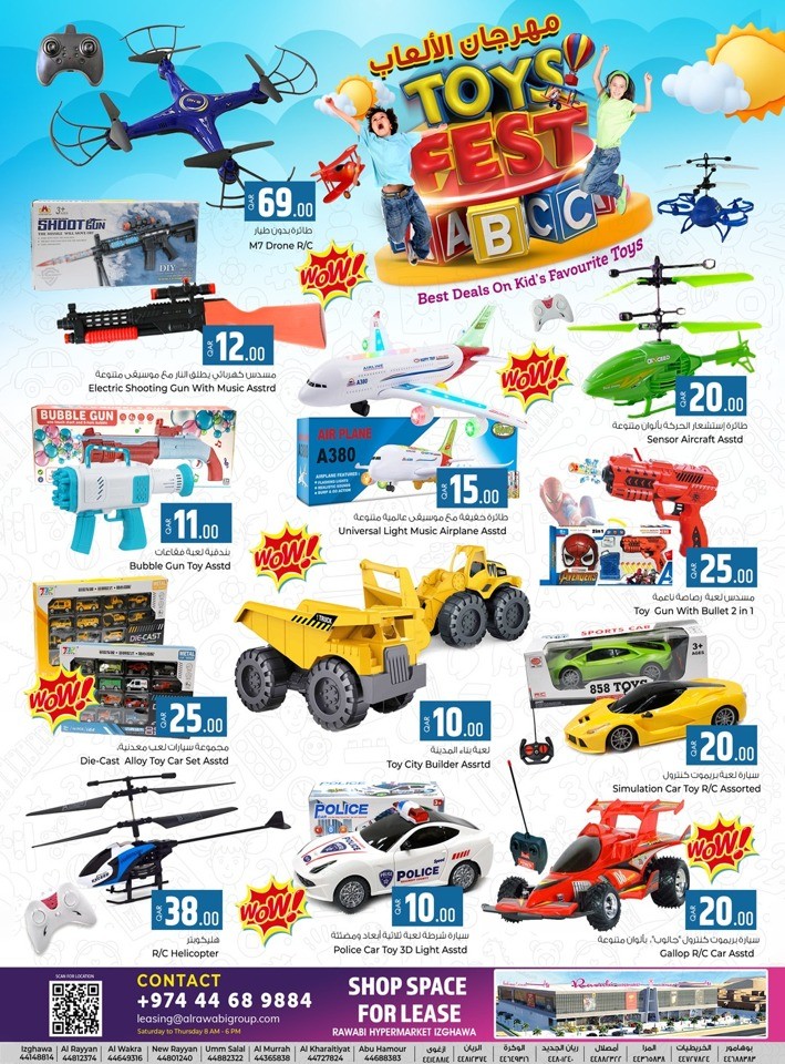 Rawabi Hypermarket Toys Fest Offer | Qatar Offers Today