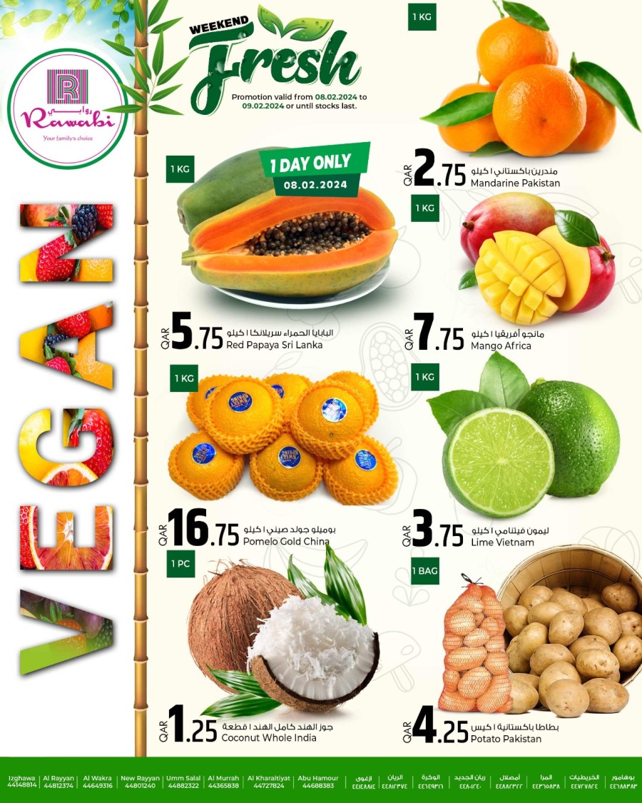 Rawabi Hypermarket Weekend Fresh Deal 8-9 February 2024