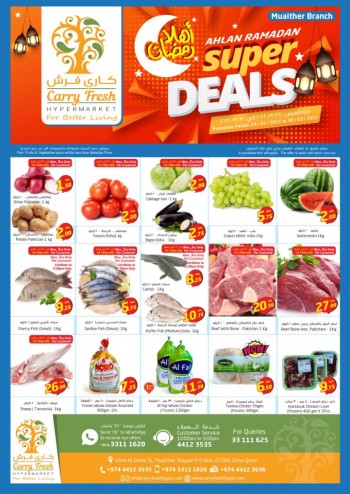 Carry Fresh Hypermarket Qatar Offers
